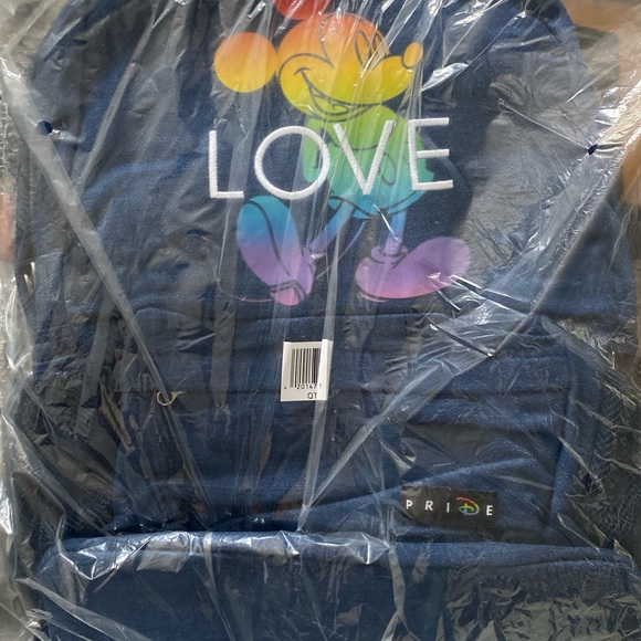 Disney | Bags | Disneyland Pride Denim Backpack | Poshmark